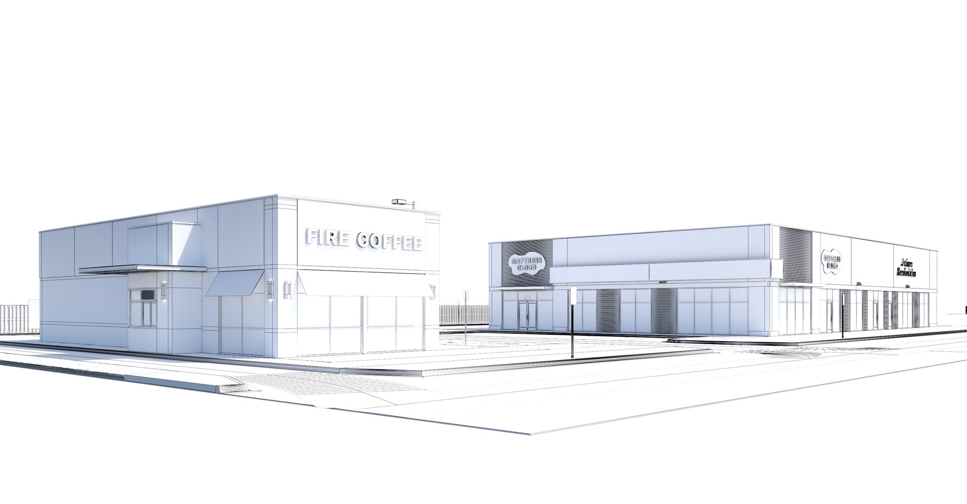 3D Retail Store Model - TurboSquid 1689497