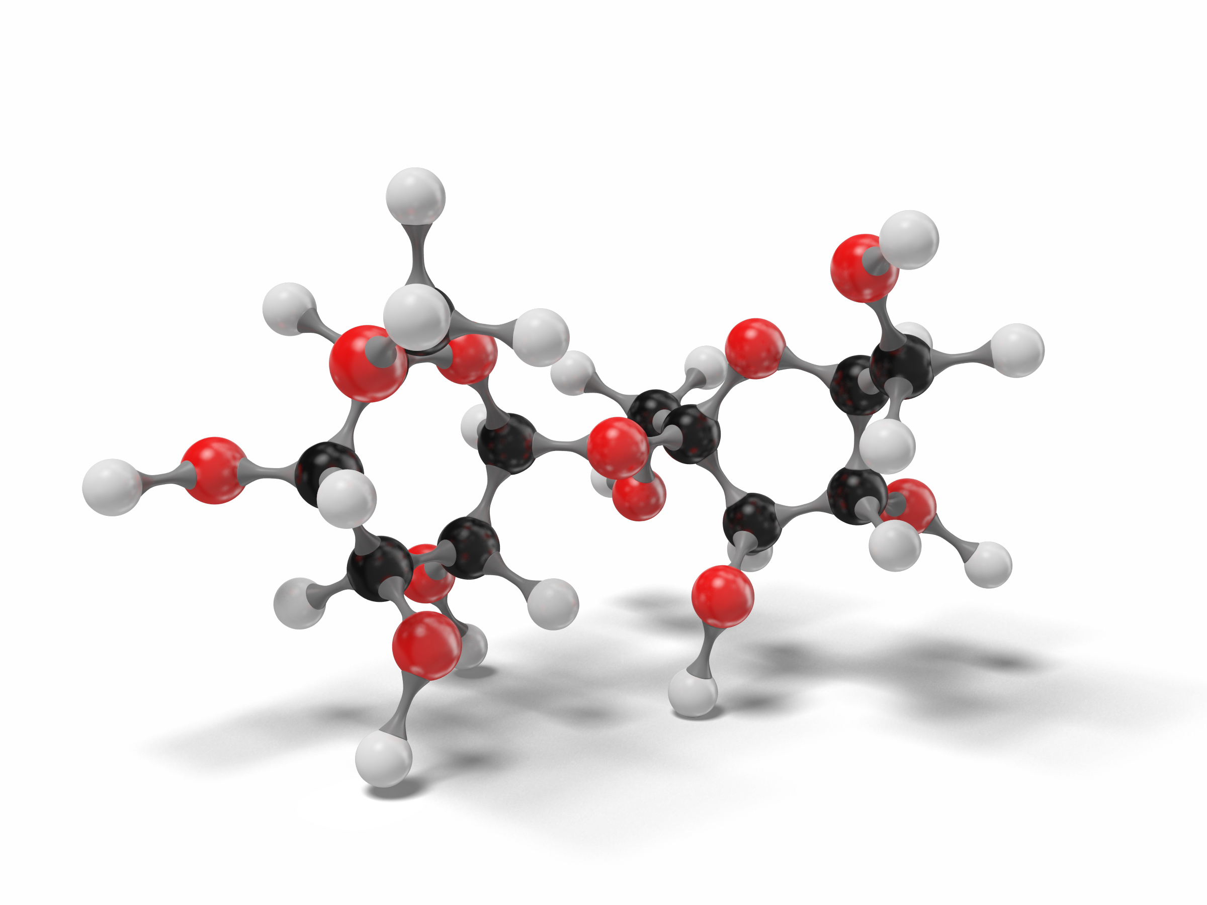 3D sucrose molecule c12h22o11 modeled model - TurboSquid 1551452
