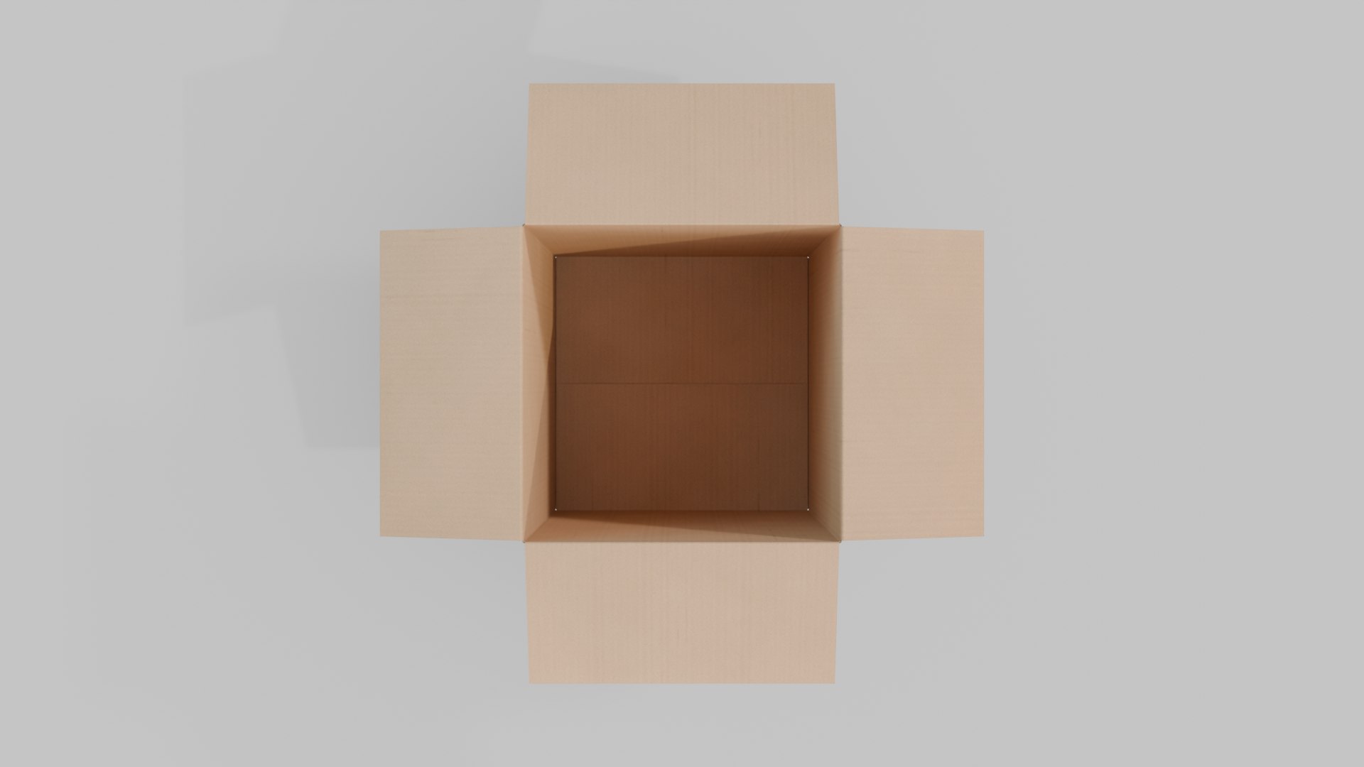 3D Cardboard Cube Deep Storage Box - Rigged And Fully Customizable ...