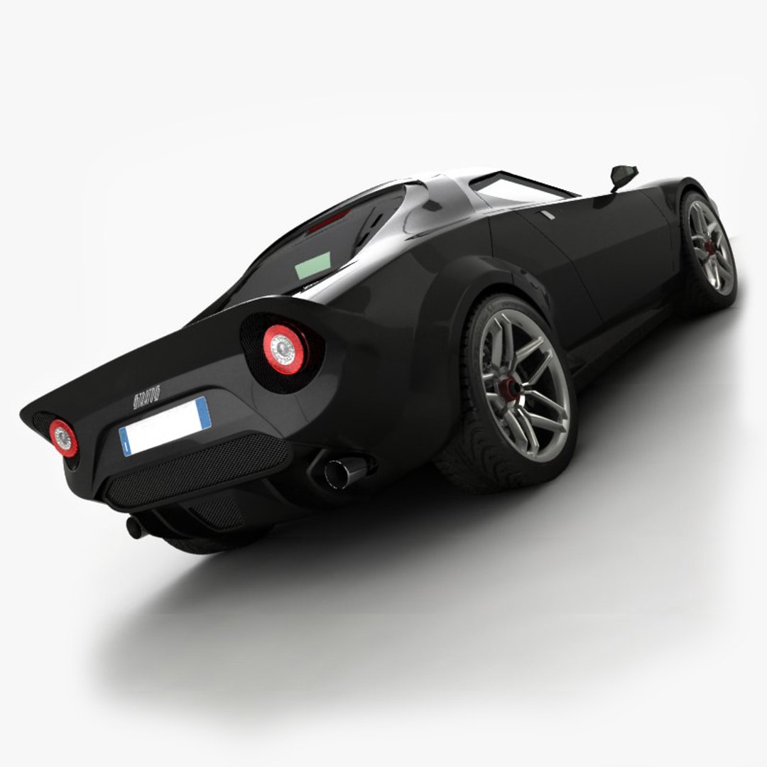 3ds Engine Lancia Stratos Concept Car