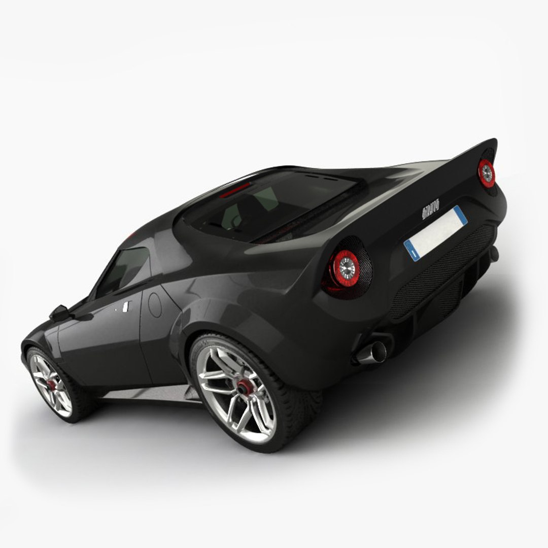 3ds Engine Lancia Stratos Concept Car