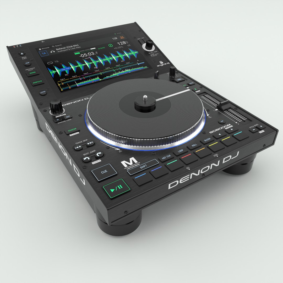3D Denon DJ Player SC 6000M Prime - TurboSquid 2119290