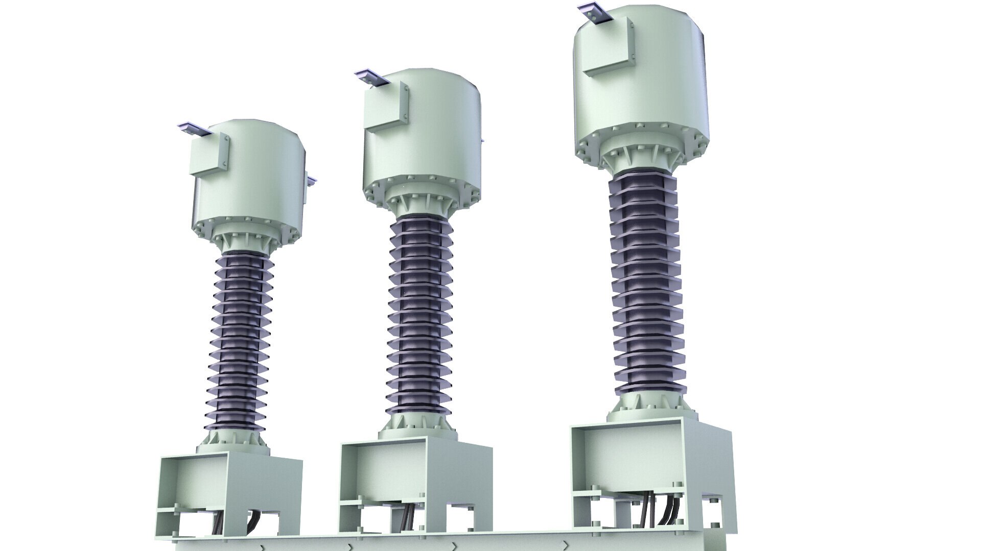 3D Model Substation HV Disconnector Low Poly 25 - TurboSquid 2098664