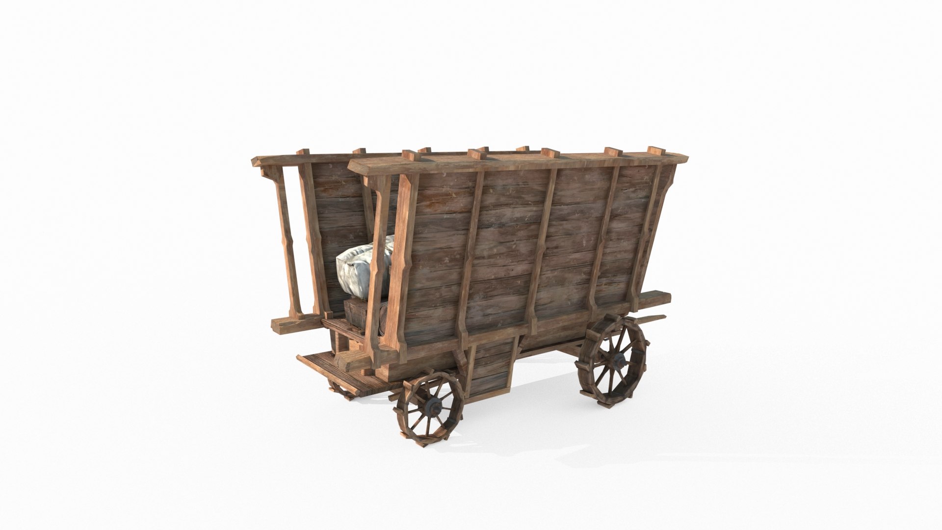 Ancient Animal Powered Carts 3D Model - TurboSquid 2313640