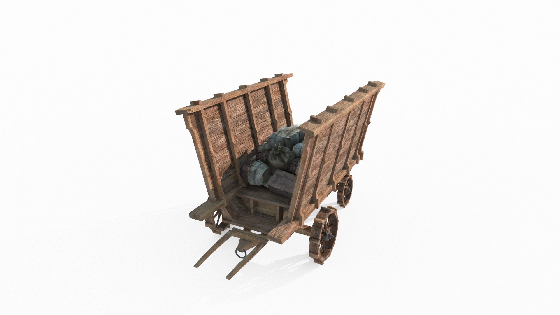 Ancient Animal Powered Carts 3D Model - TurboSquid 2313640