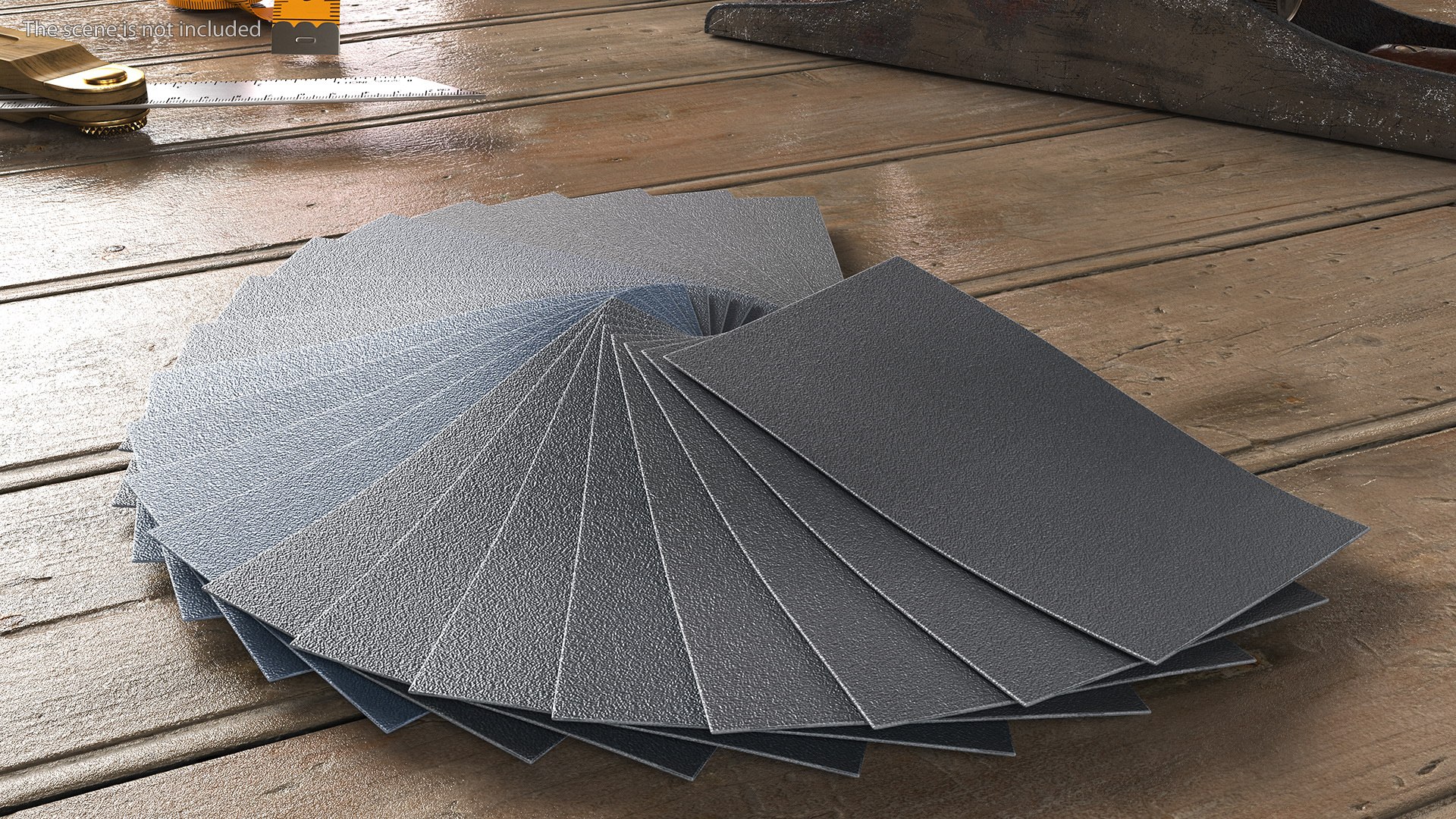 Sandpaper Dura Gold Variety Pack 3D Model - TurboSquid 2105075