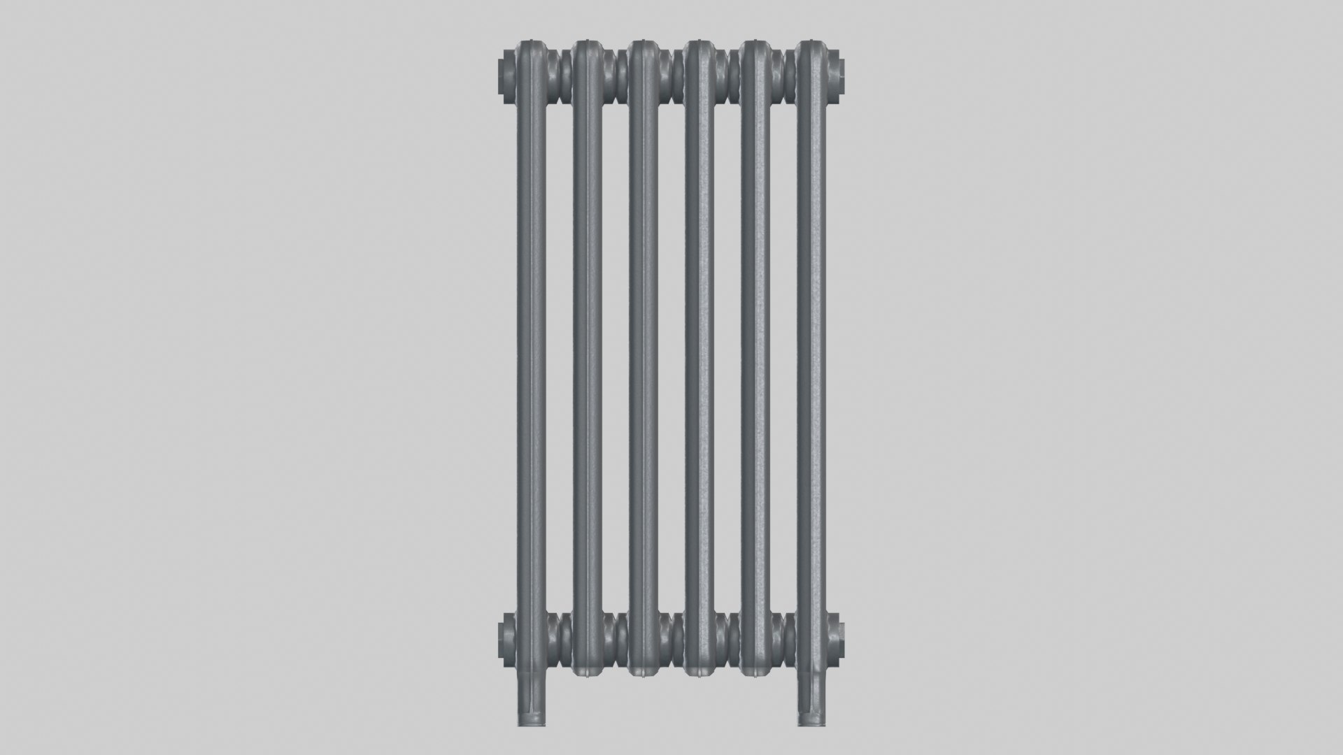 Classic Cast Iron Radiator 2C6 3D Model - TurboSquid 2357398