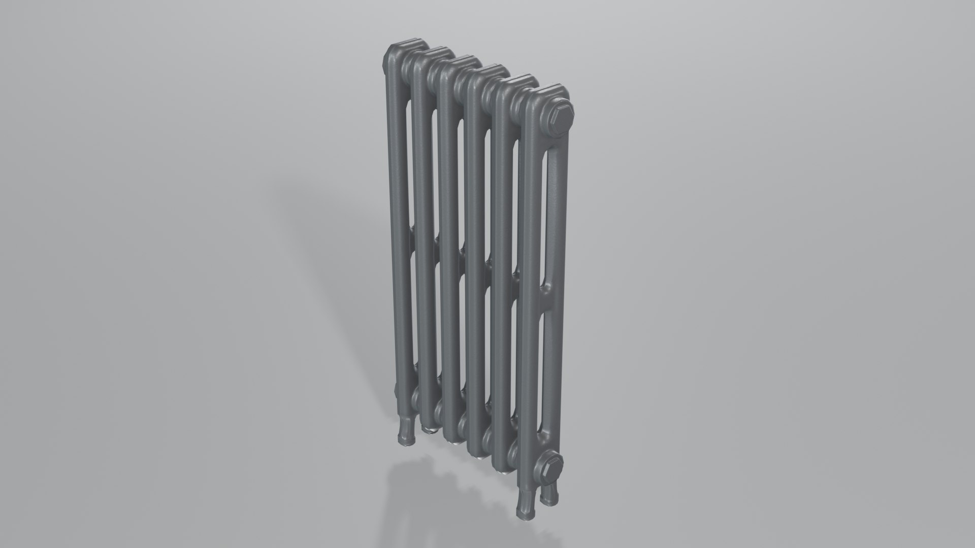Classic Cast Iron Radiator 2C6 3D Model - TurboSquid 2357398