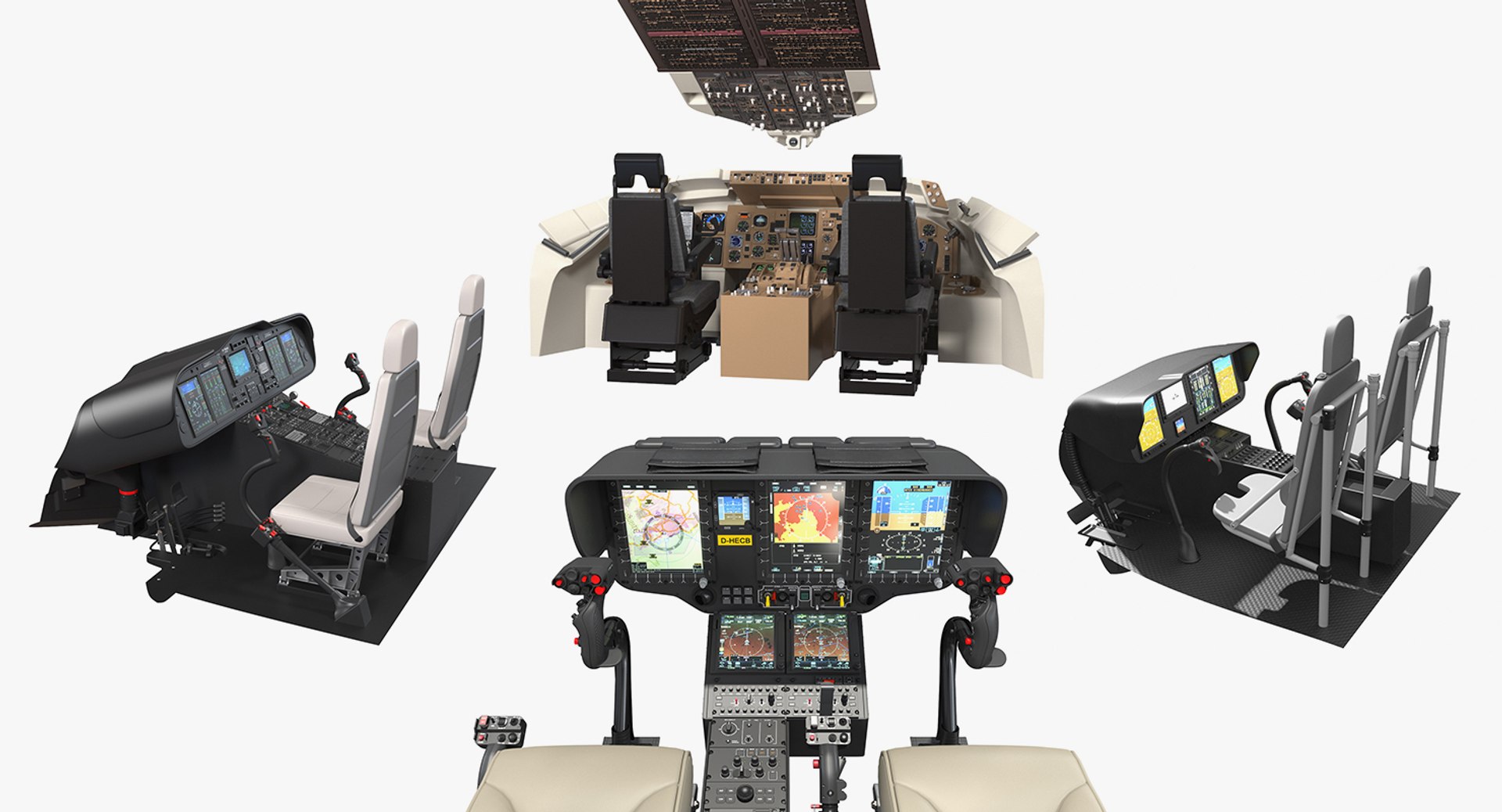 3D model cockpits controls 2 - TurboSquid 1676604