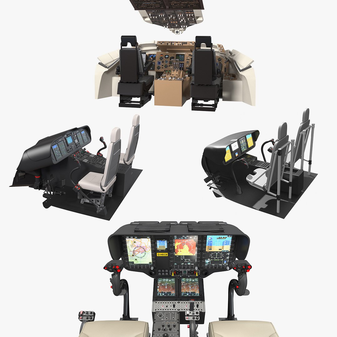 Cockpits Controls Collection 2 3D-Modell - TurboSquid 1676604