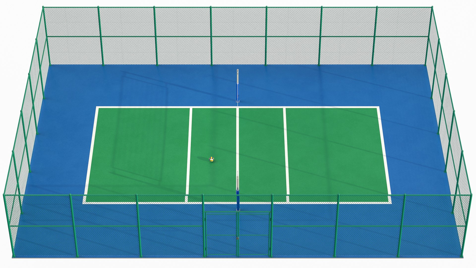 Volleyball Court 01 Model - TurboSquid 2054190