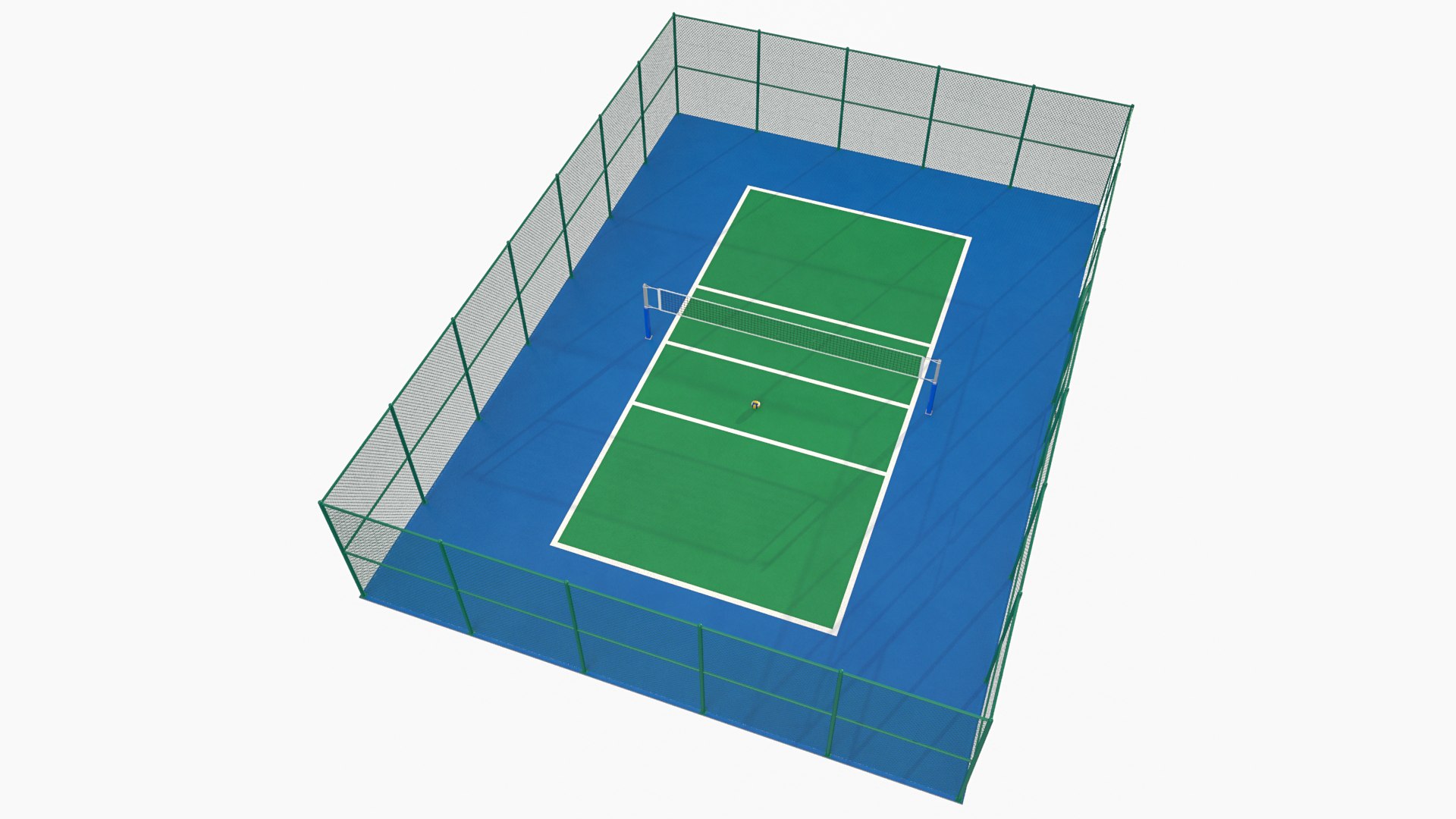 Volleyball Court 01 model - TurboSquid 2054190