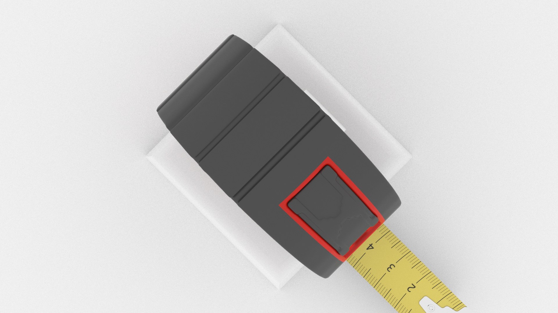 3D Measuring Tape Model - TurboSquid 1947010