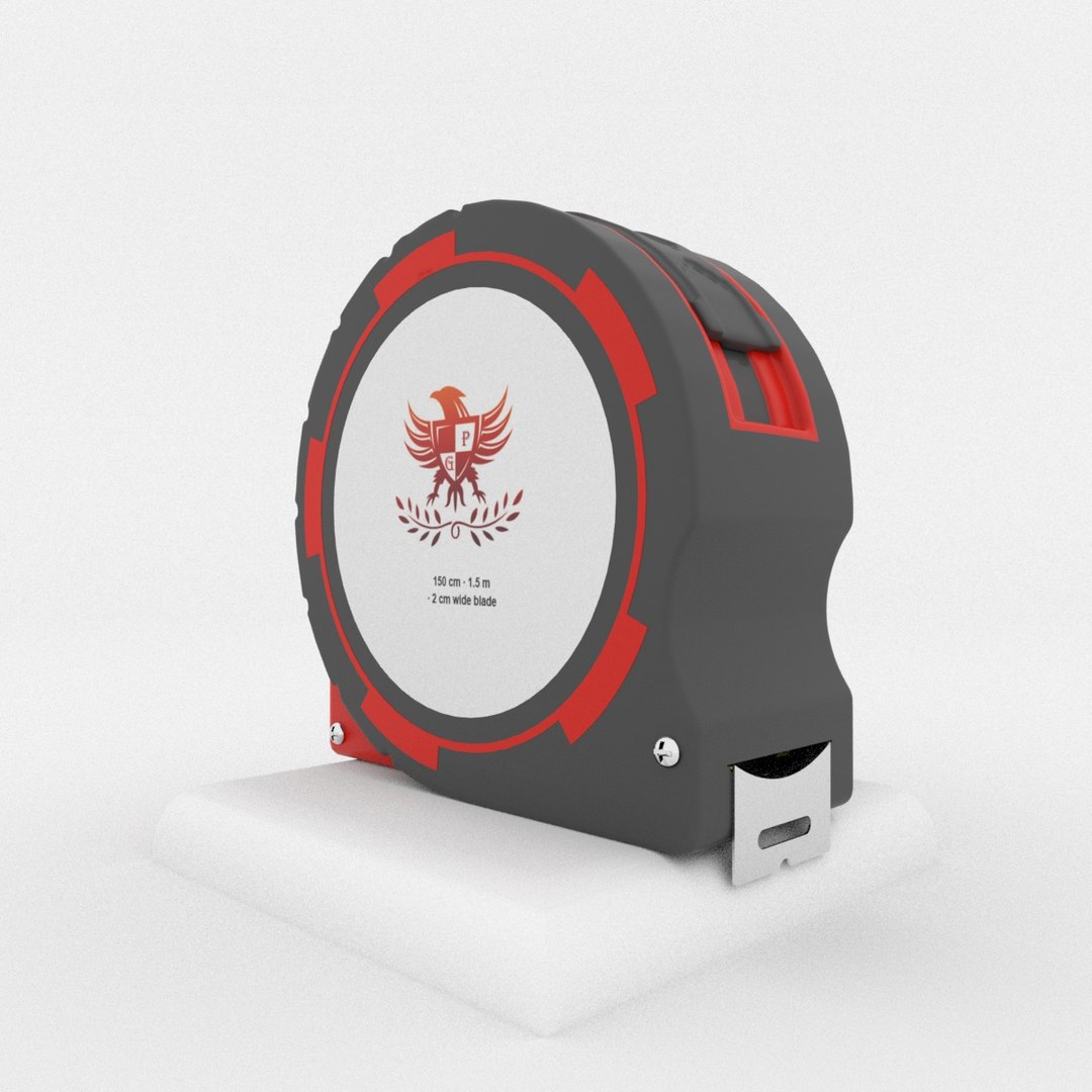 3D Measuring Tape Model - TurboSquid 1947010
