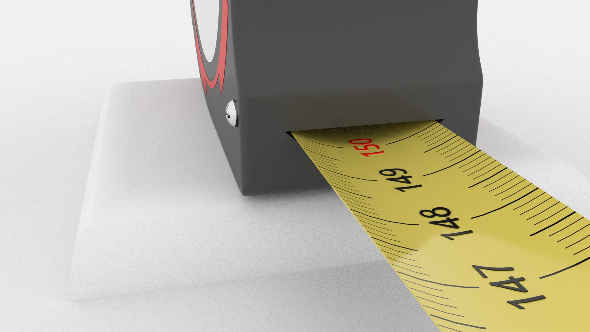 3D Measuring Tape Model - TurboSquid 1947010