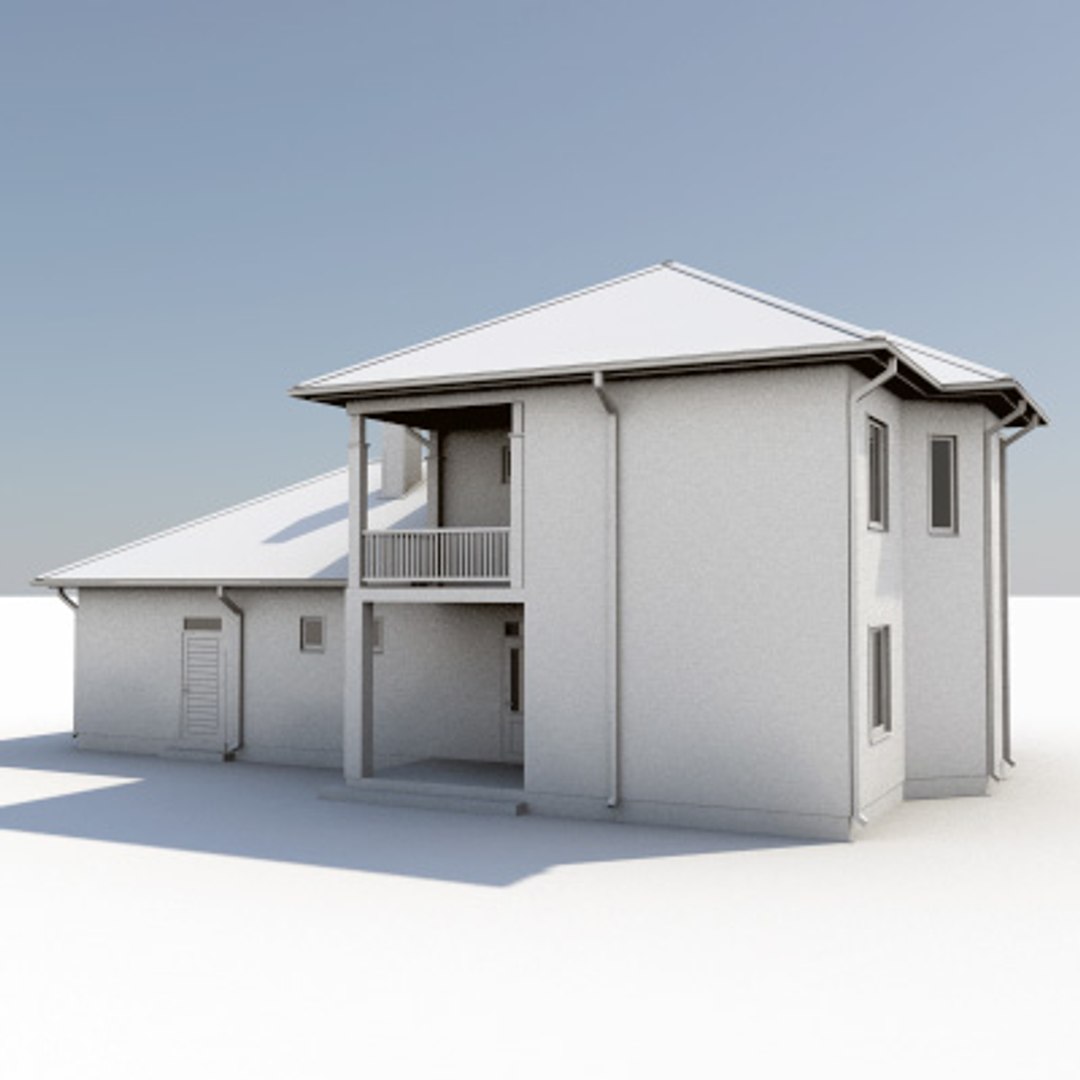 3d Story House Model