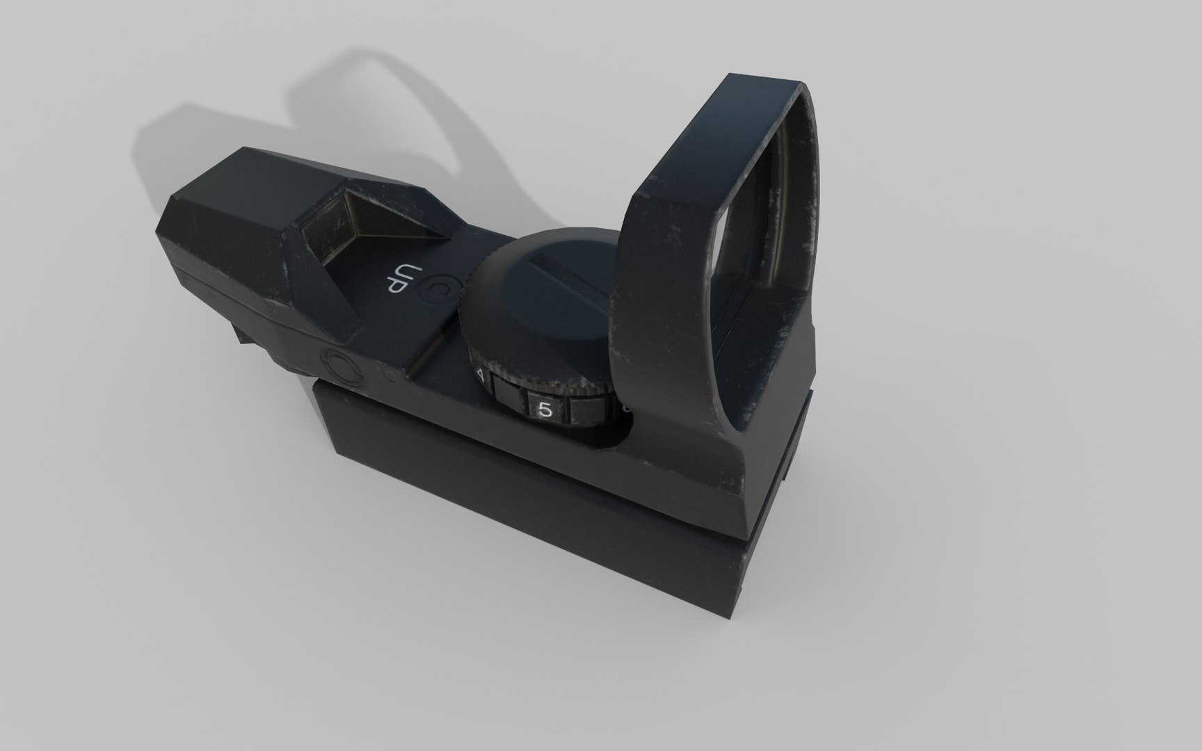 Red Dot Sight Low-poly 3D model 3D model - TurboSquid 1821058