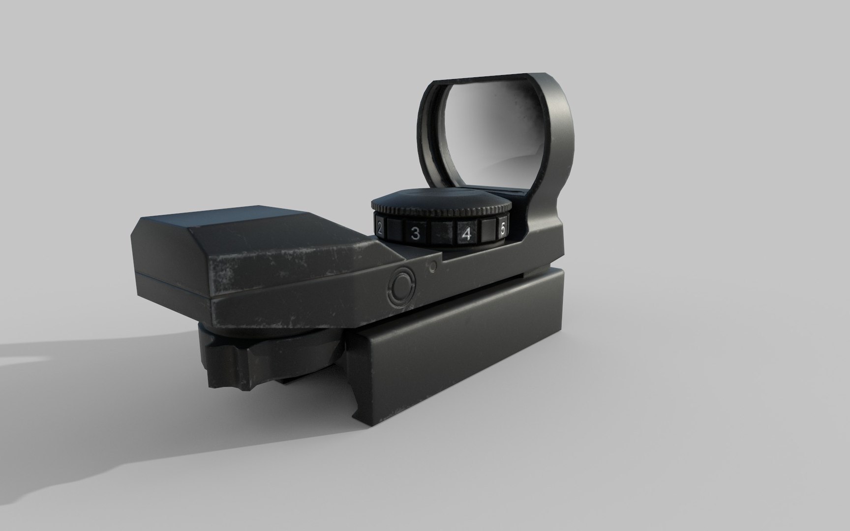 Red Dot Sight Low-poly 3D model 3D model - TurboSquid 1821058