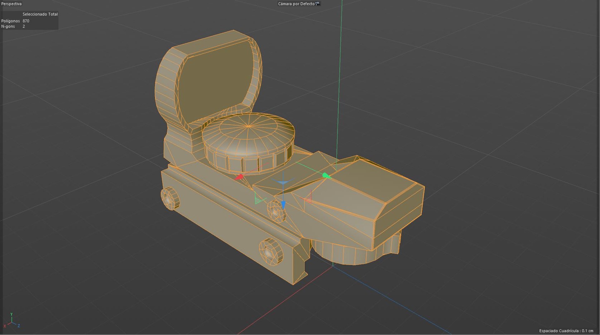 Red Dot Sight Low-poly 3D model 3D model - TurboSquid 1821058