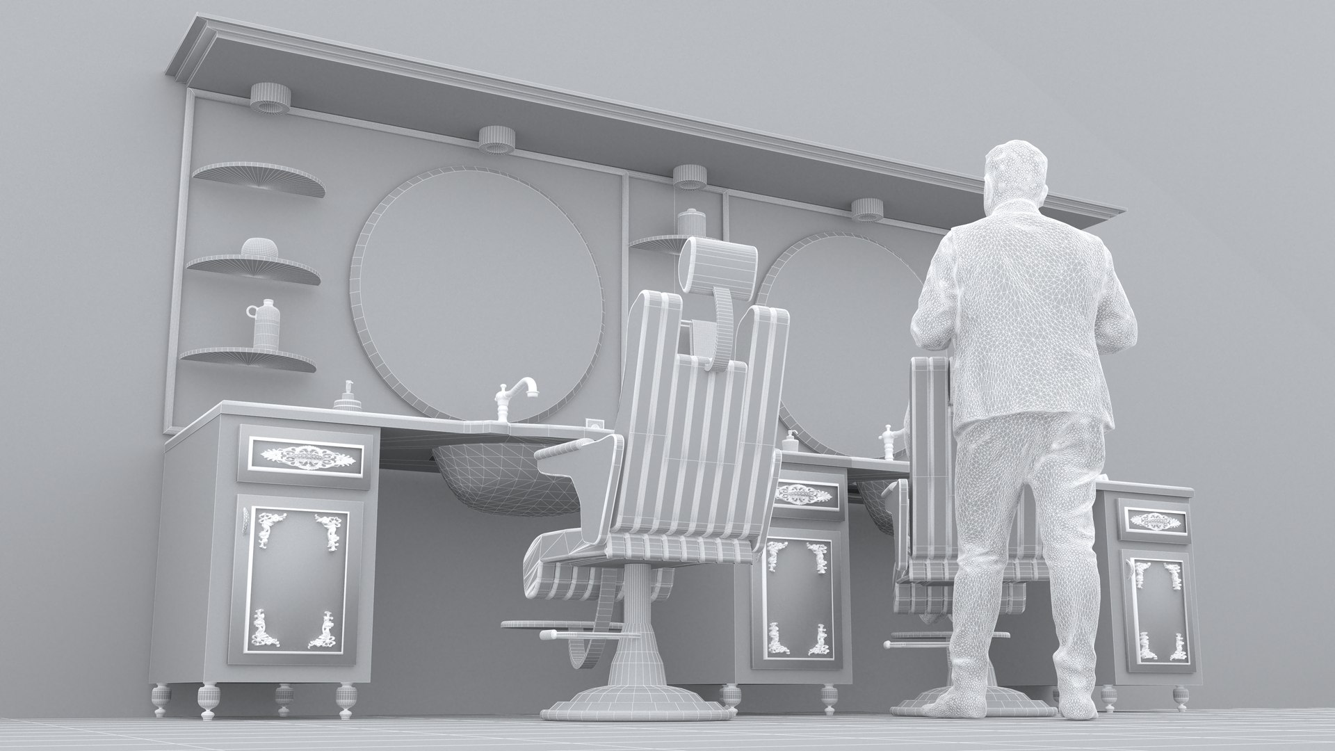 3D Coiffeur 4K Model - TurboSquid 2388289