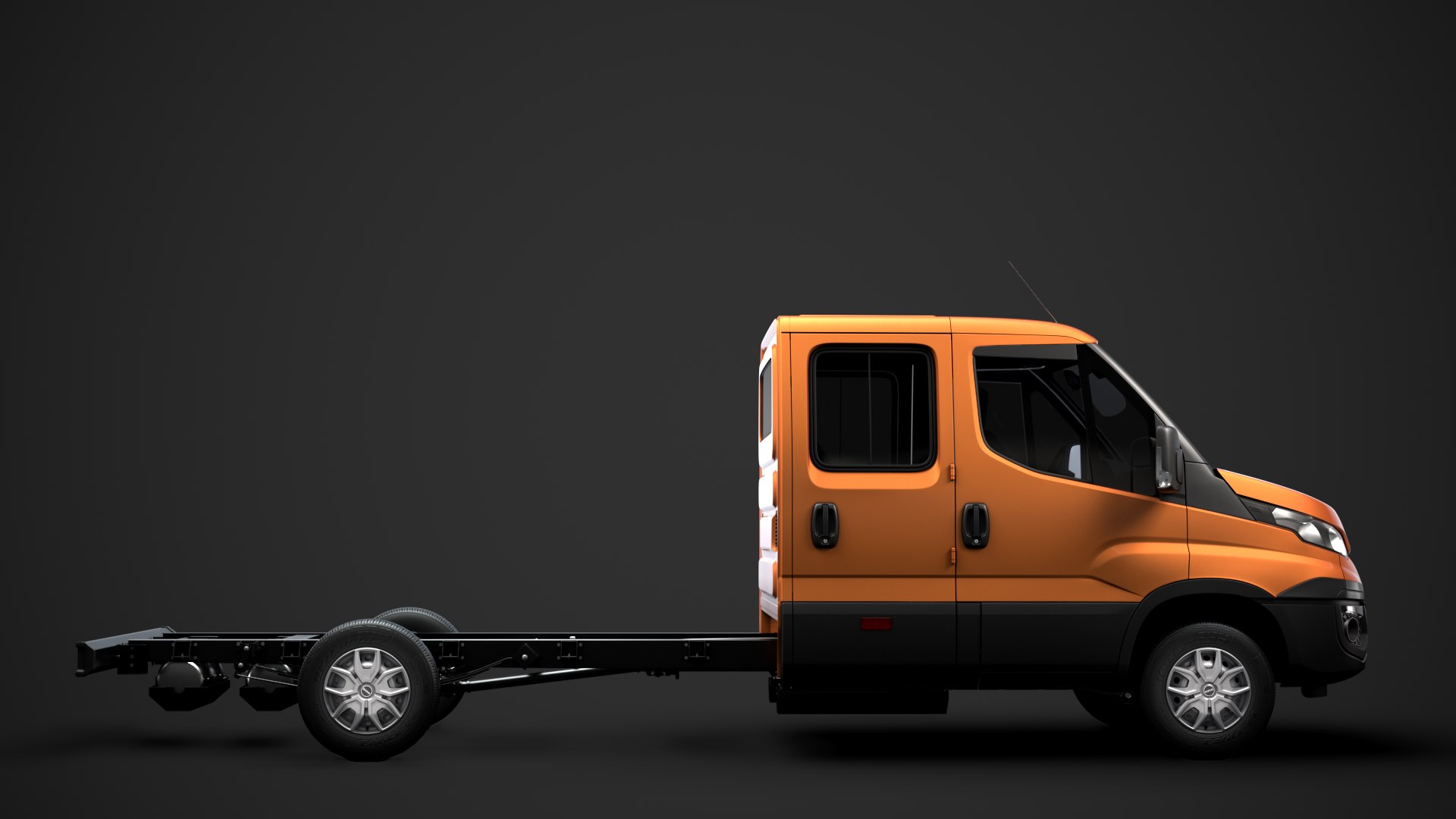 3D Iveco Daily Crew Cab - TurboSquid 1554094