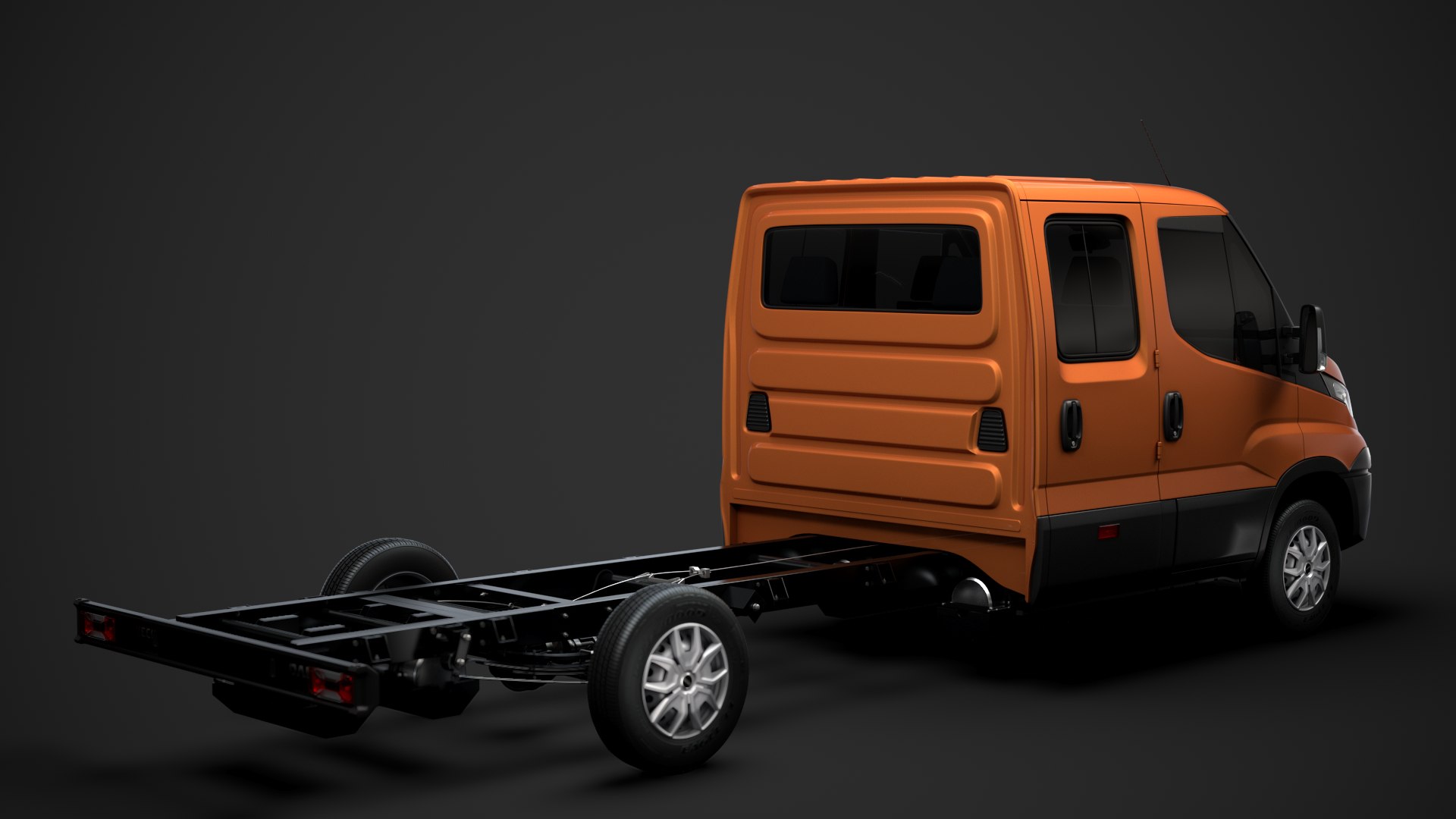 3D Iveco Daily Crew Cab - TurboSquid 1554094