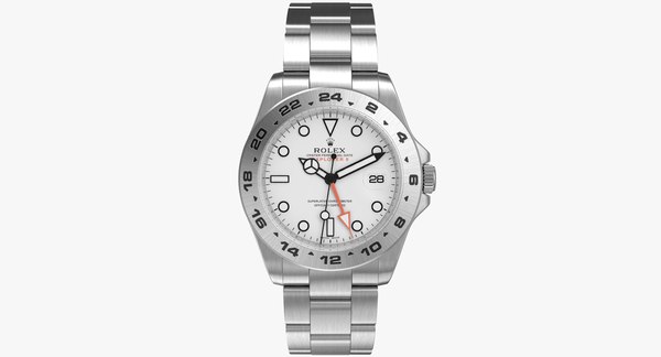 3d model realistic rolex explorer ii