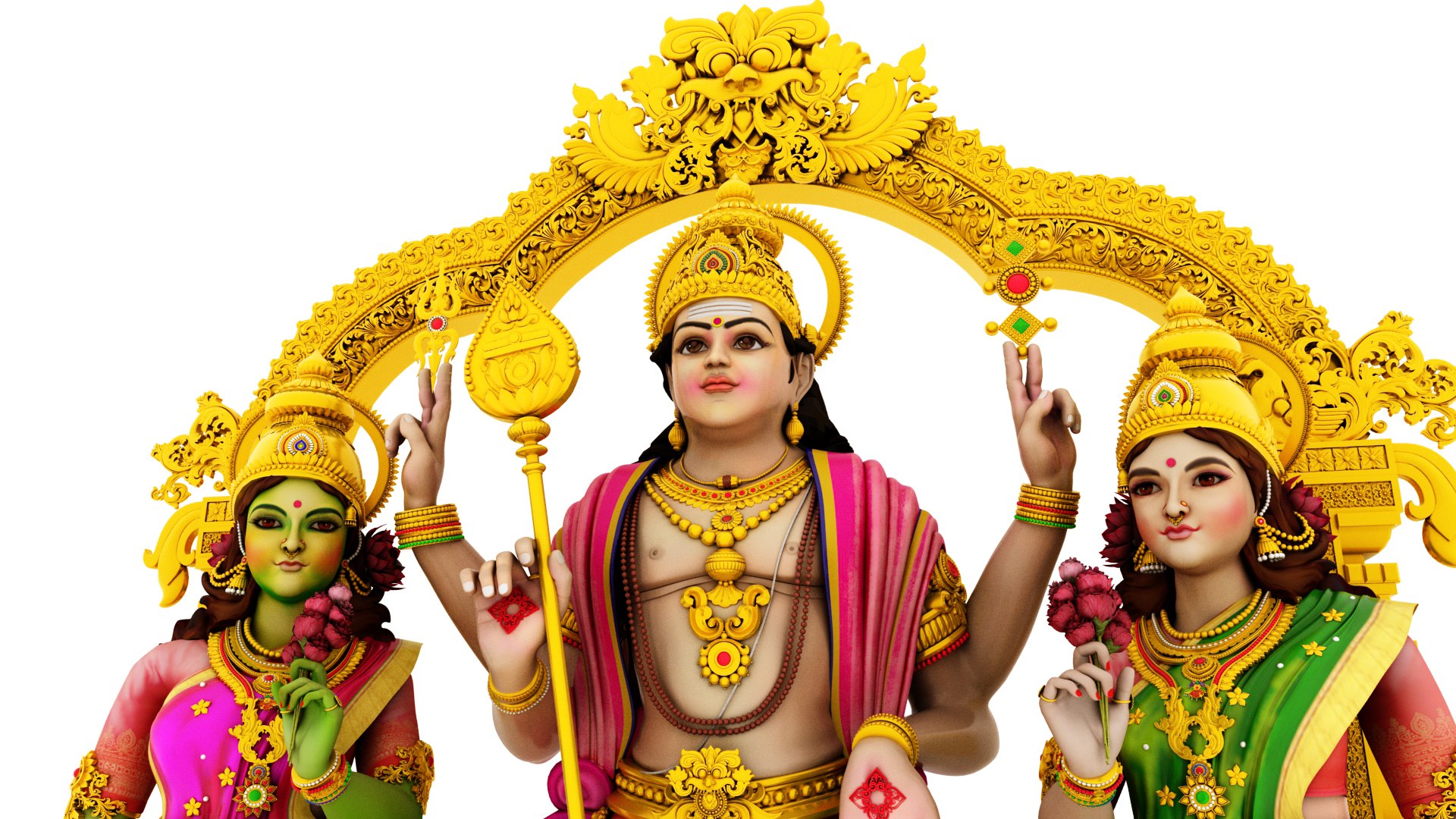 3D Lord God Muruga Murugan - TurboSquid 1941542