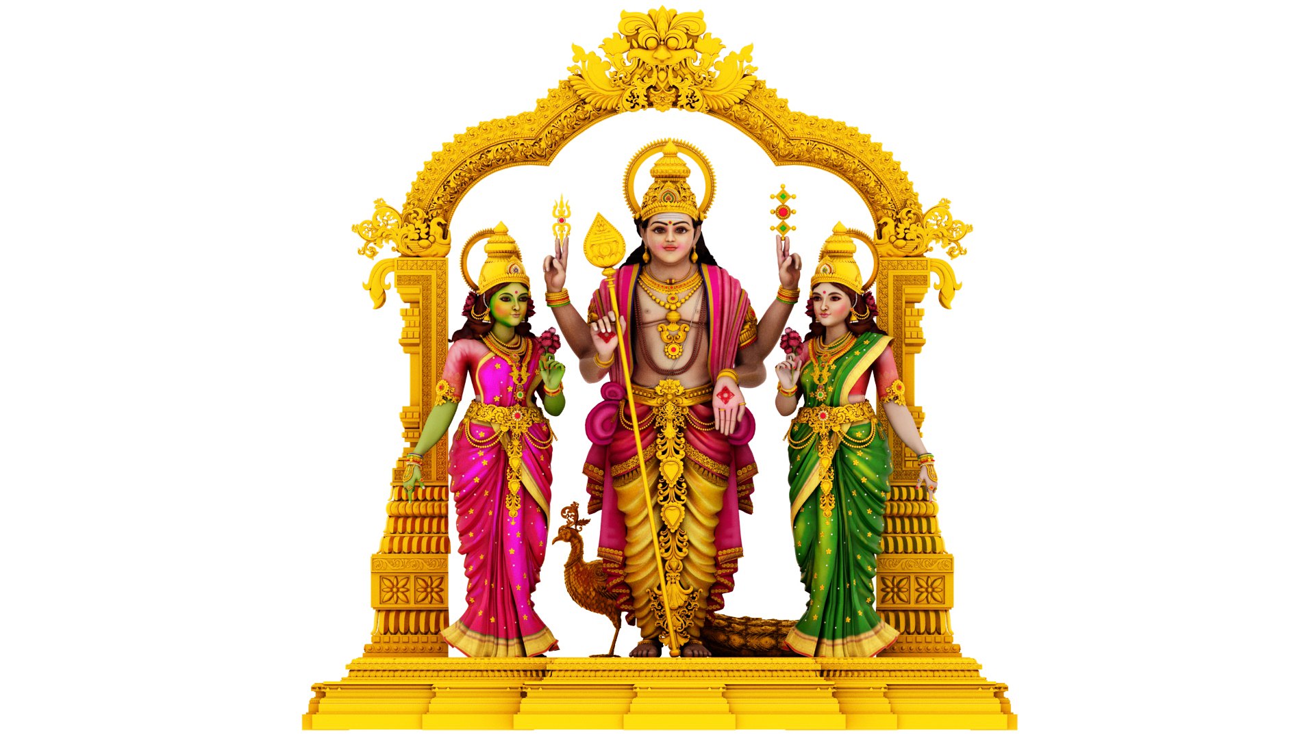3D Lord God Muruga Murugan - TurboSquid 1941542