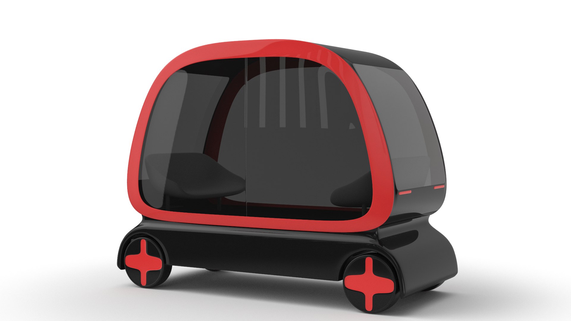 Electric Shuttle Car Model - TurboSquid 1454420