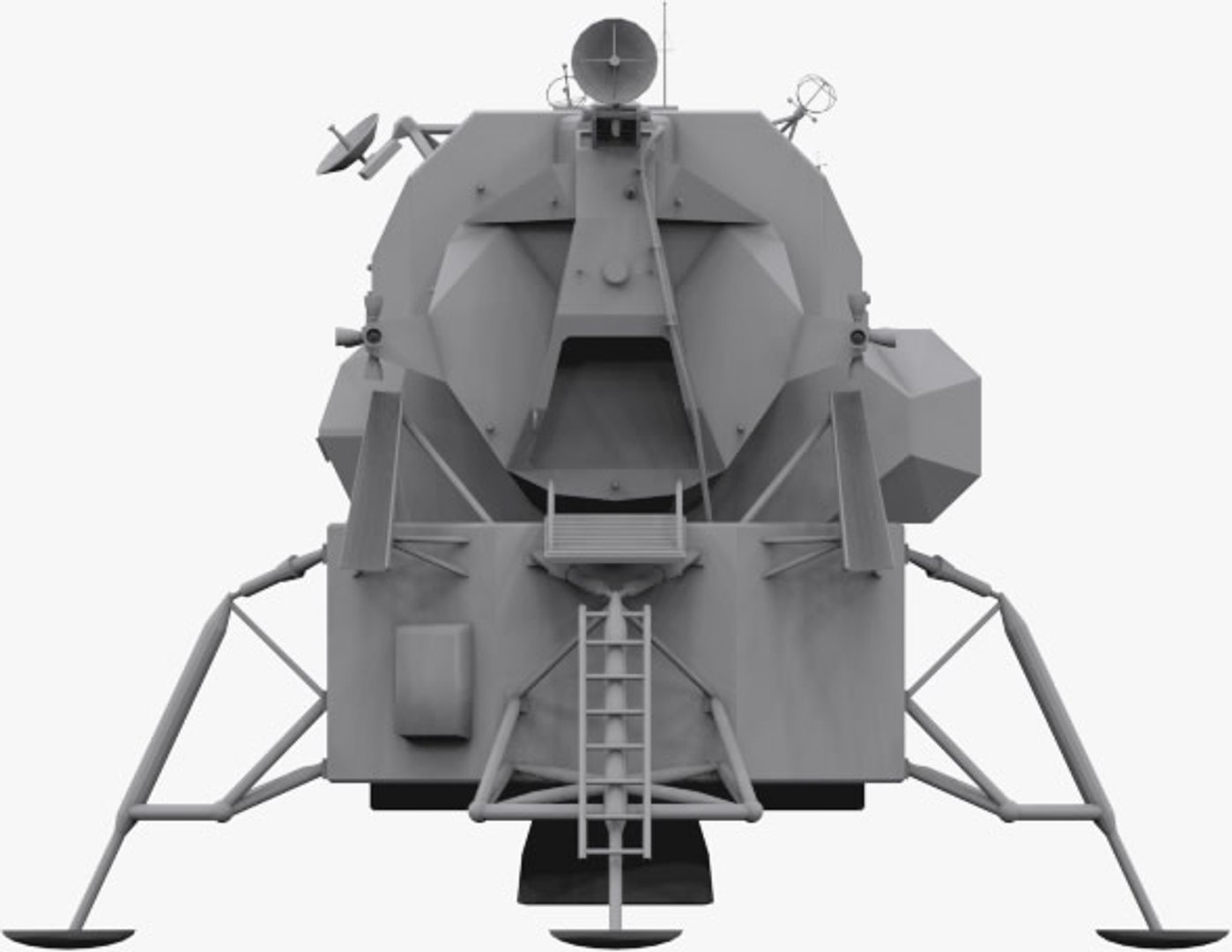 Apollo Lunar Module 3d Obj