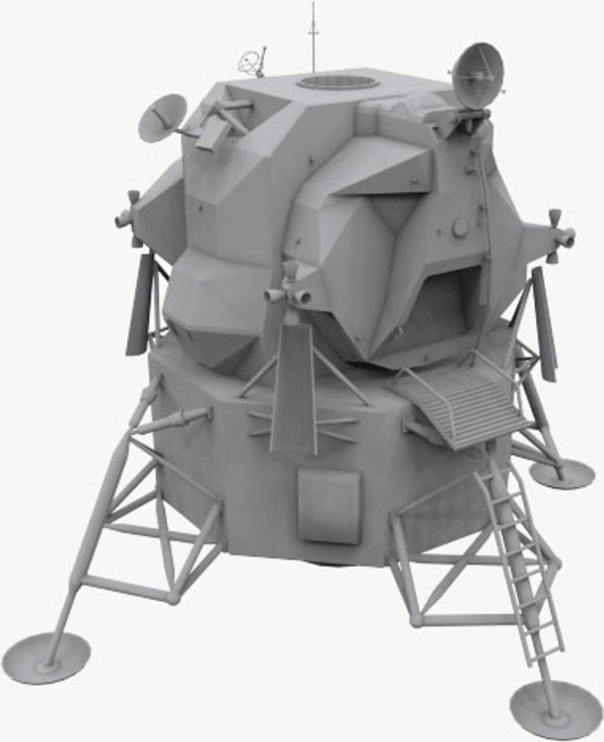 Apollo Lunar Module 3d Obj