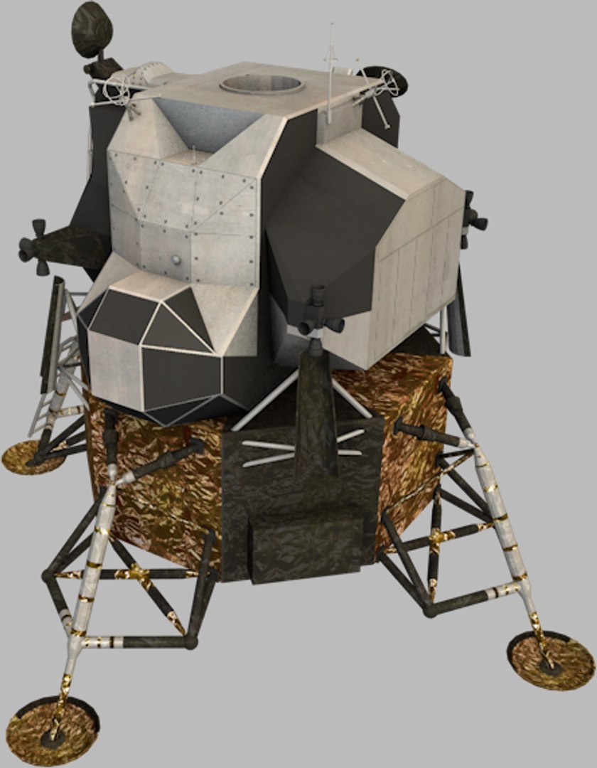Apollo Lunar Module 3d Obj