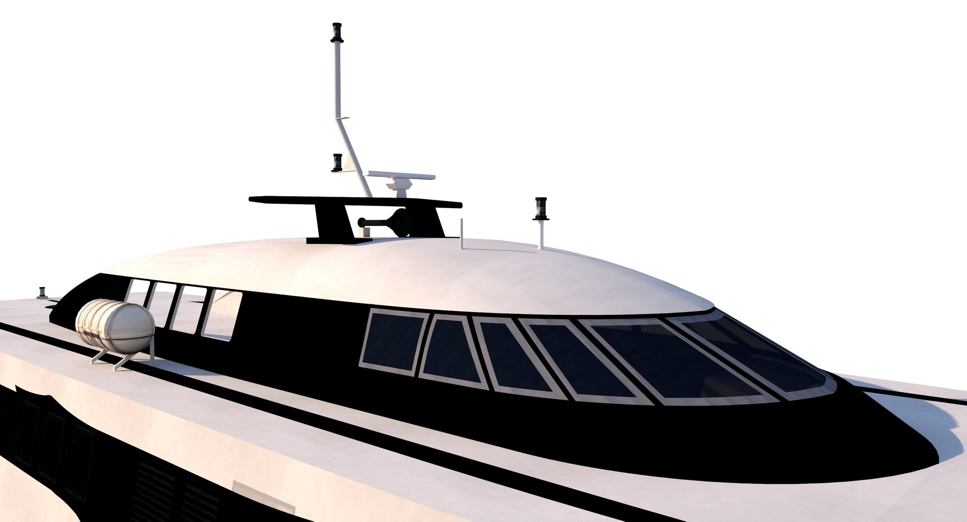 3D passenger hydrofoil boat model - TurboSquid 1534243