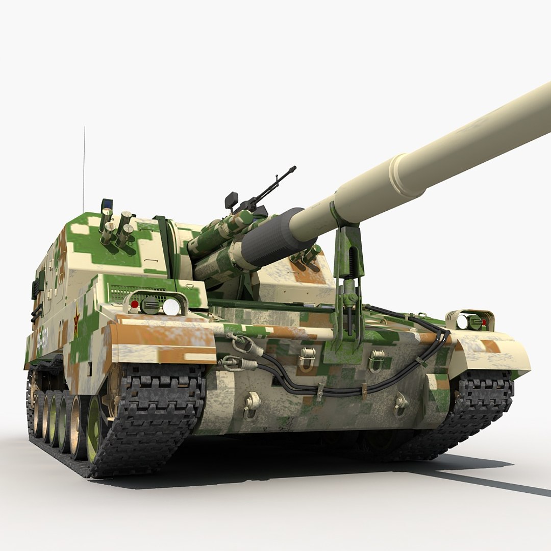 3D model china type plz05 155mm - TurboSquid 1421026