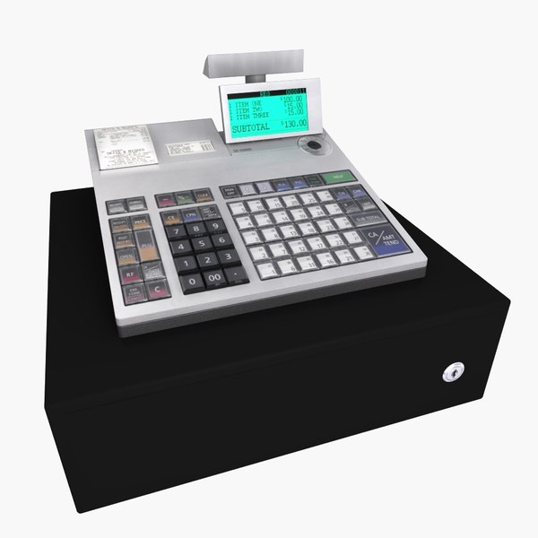 Cash Register 3D Models for Download | TurboSquid