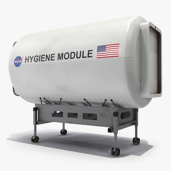 Autonomous space hygiene module 3D - TurboSquid 1314166