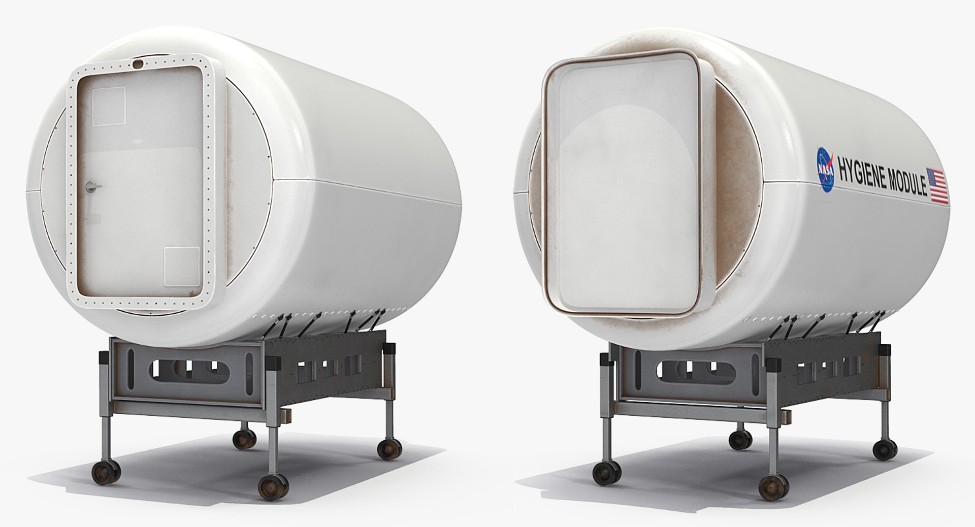 Autonomous Space Hygiene Module 3D - TurboSquid 1314166