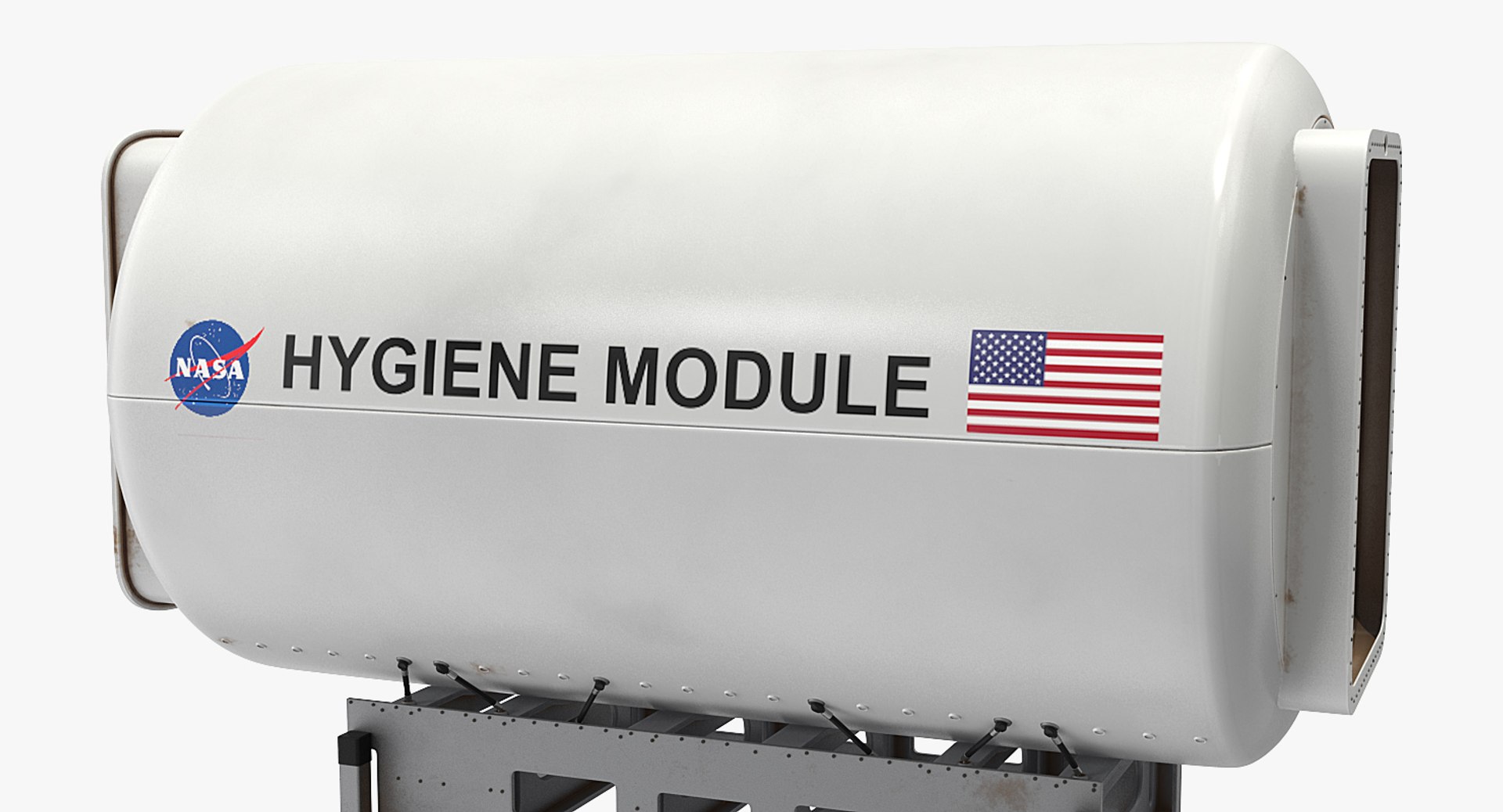 Autonomous Space Hygiene Module 3D - TurboSquid 1314166