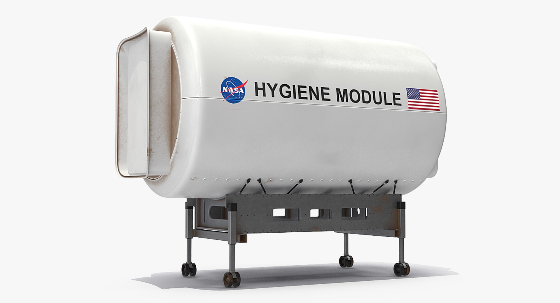 Autonomous Space Hygiene Module 3D - TurboSquid 1314166