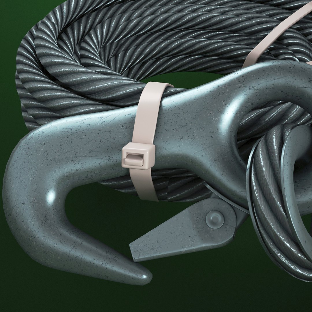 Steel Wire Rope 3d Model