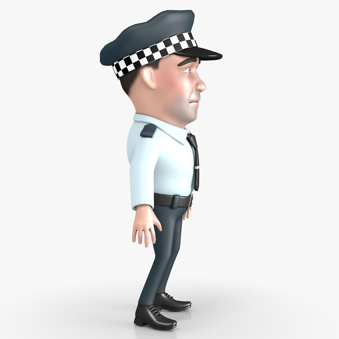 3D Cartoon Taxi Driver Model - TurboSquid 1149356