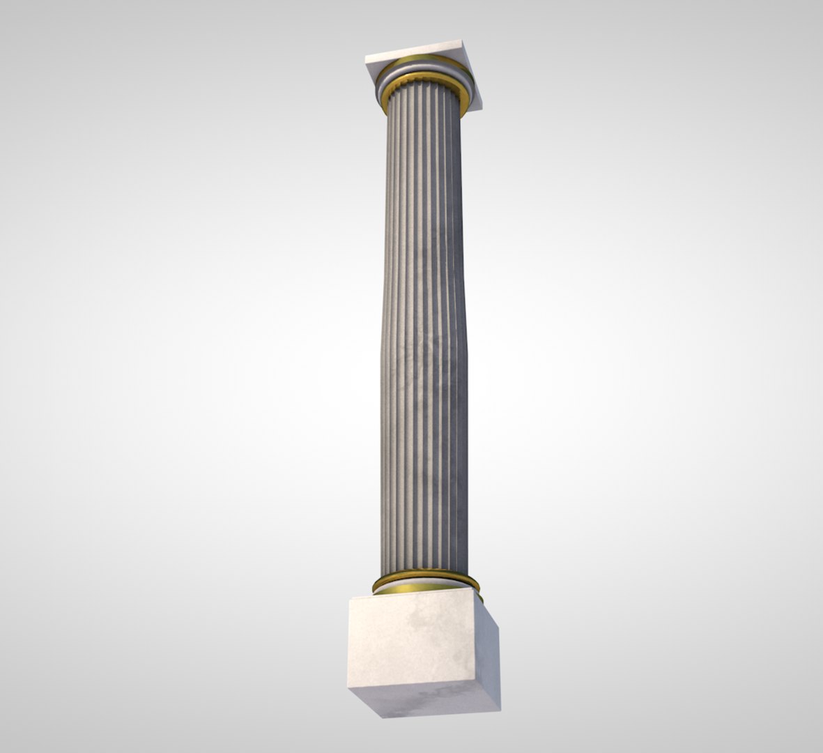 3D Column Classic Leaf - TurboSquid 1386021