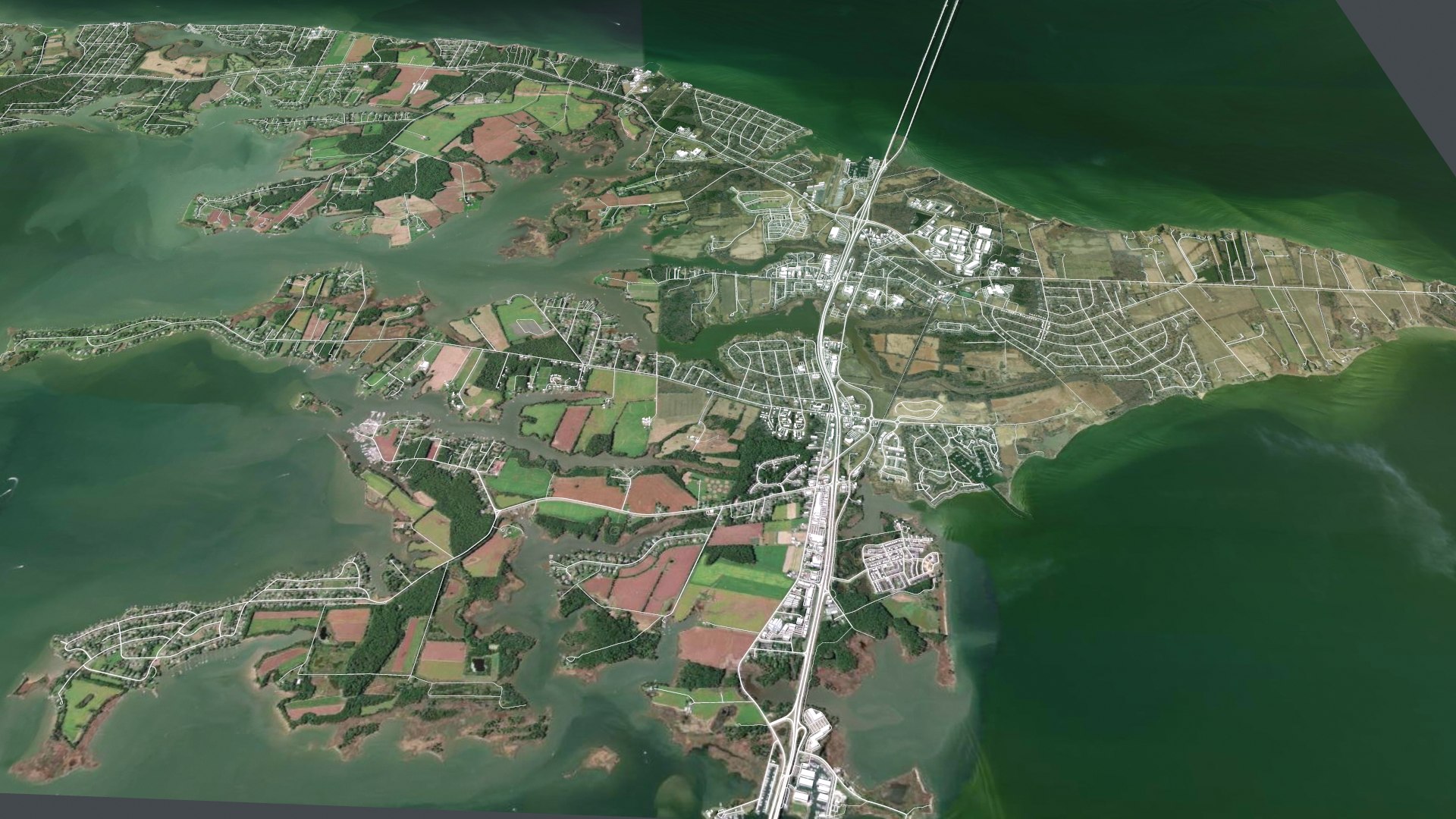 Kent Island Maryland United States 3D Model - TurboSquid 1865496
