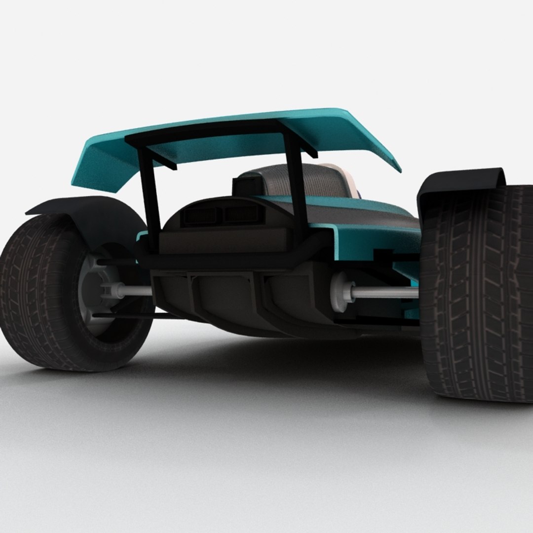 Track Racing Car 3d Model