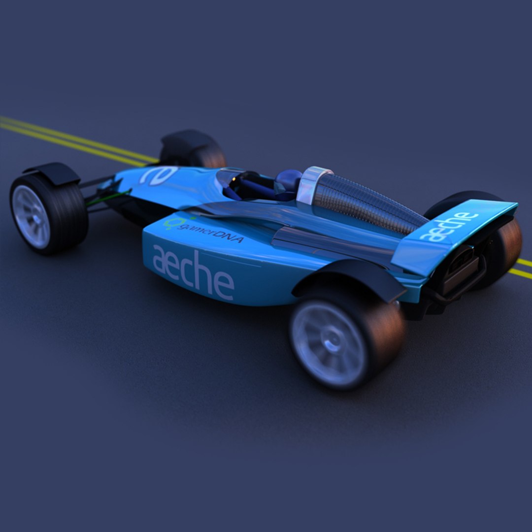 Track Racing Car 3d Model