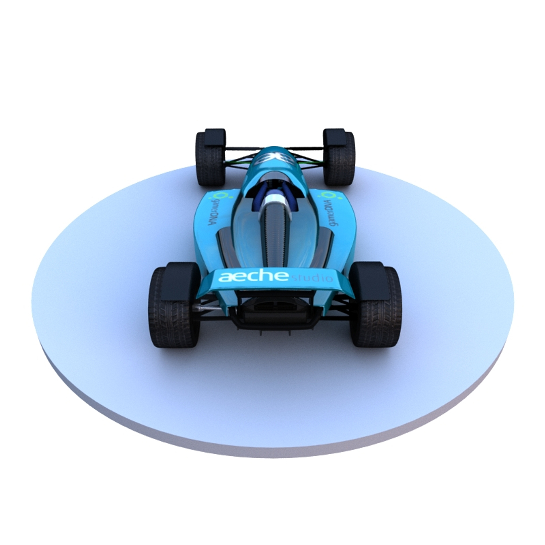 Track Racing Car 3d Model