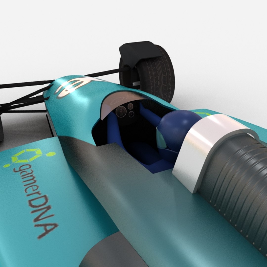 Track Racing Car 3d Model
