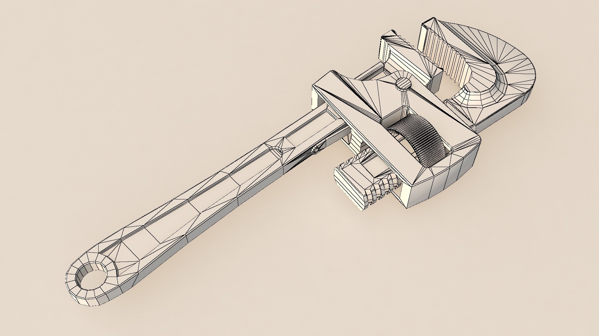 Pipe Wrench 3D Model - TurboSquid 1254904