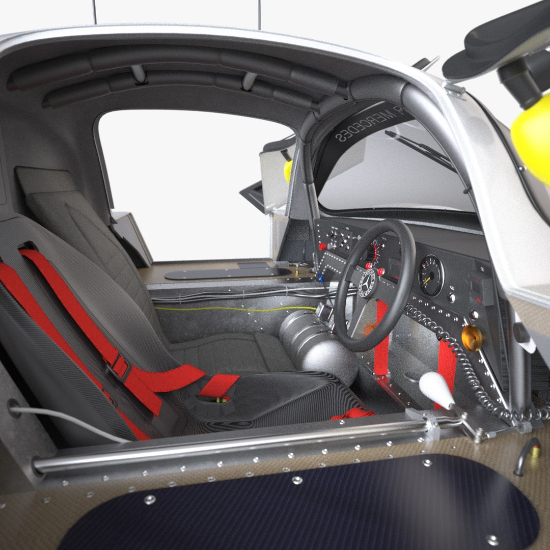 Racing Mercedes C9 Car 3d Model